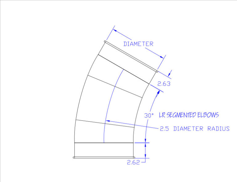 Snap It - LR Segmented Elbow - Carolina Air Systems